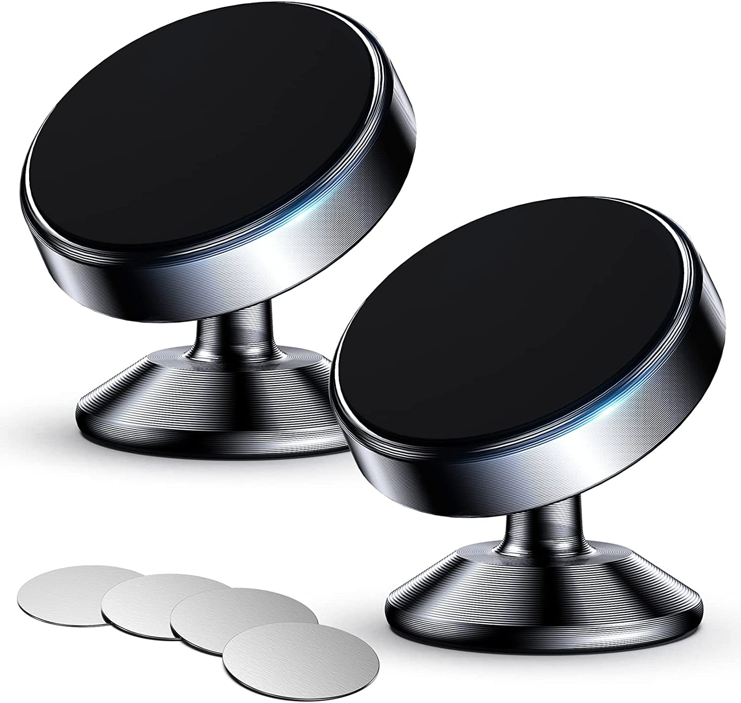 [2 Pack] Magnetic Phone Mount,[Upgrade Magnet] Magnetic Phone Holder ...