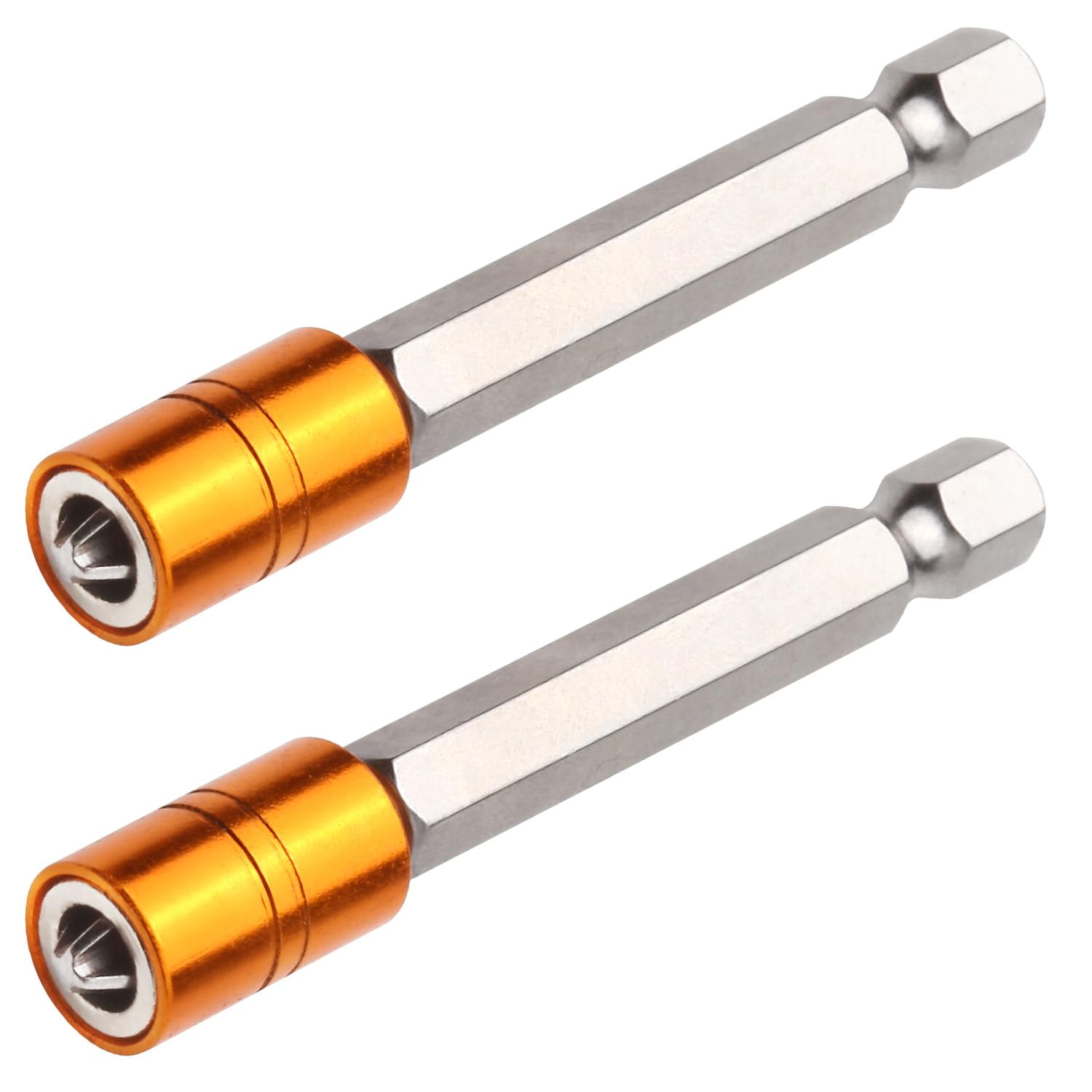2-Pack Magnetic Screwdriver Bit Holders, PH2*65mm, S2 Alloy Steel, 1/4" Hex Shank Quick Change ...