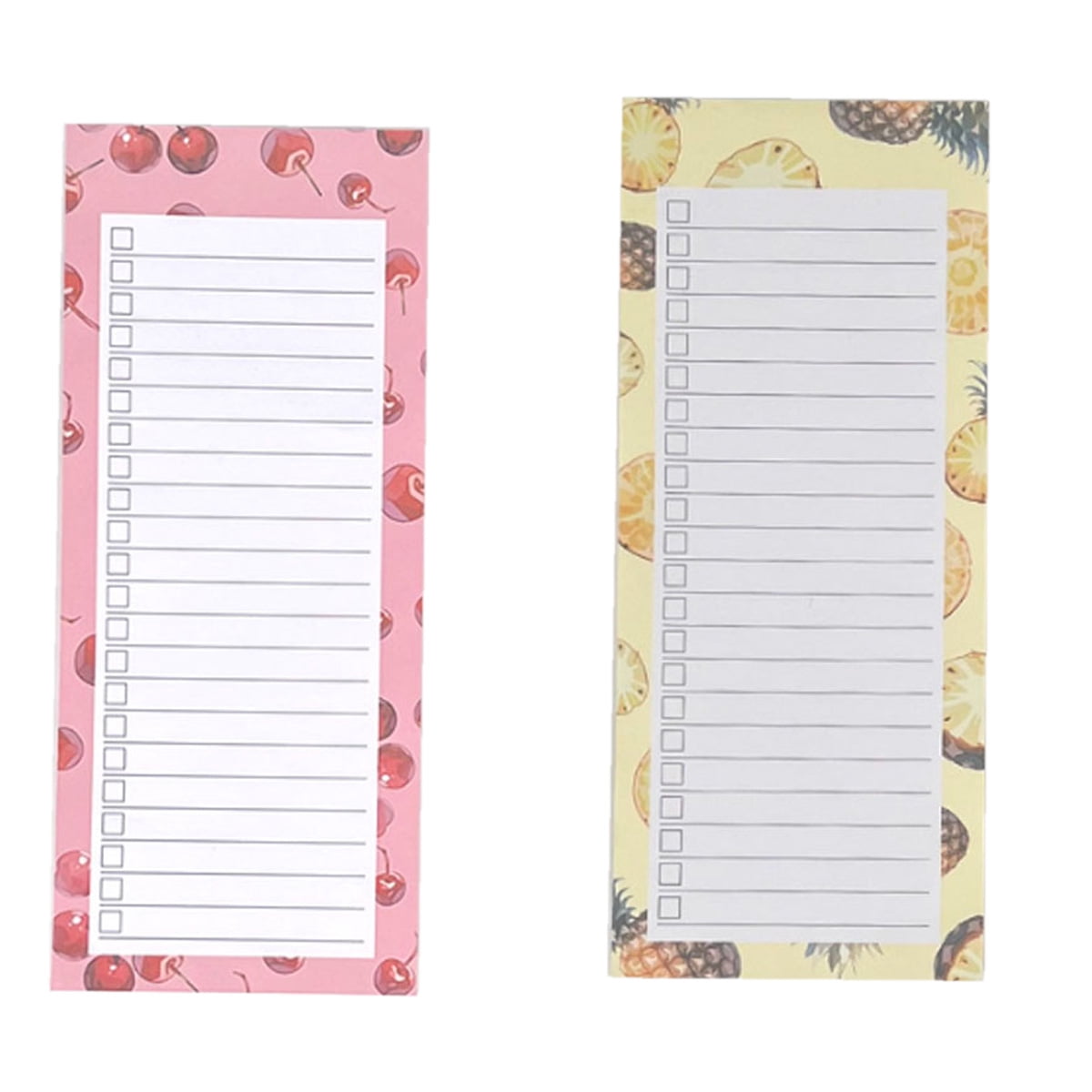 2 Pack Magnetic Shopping List, 3.5”X 8.4”Magnetic Shopping List Pad For ...
