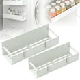2 Pack Magnetic Spice Storage Rack for Refrigerator, Spice Rack ...