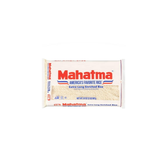 2 Pack Mahatma Enriched White Rice, Extra Long Grain Rice, 2 lb Bag ...
