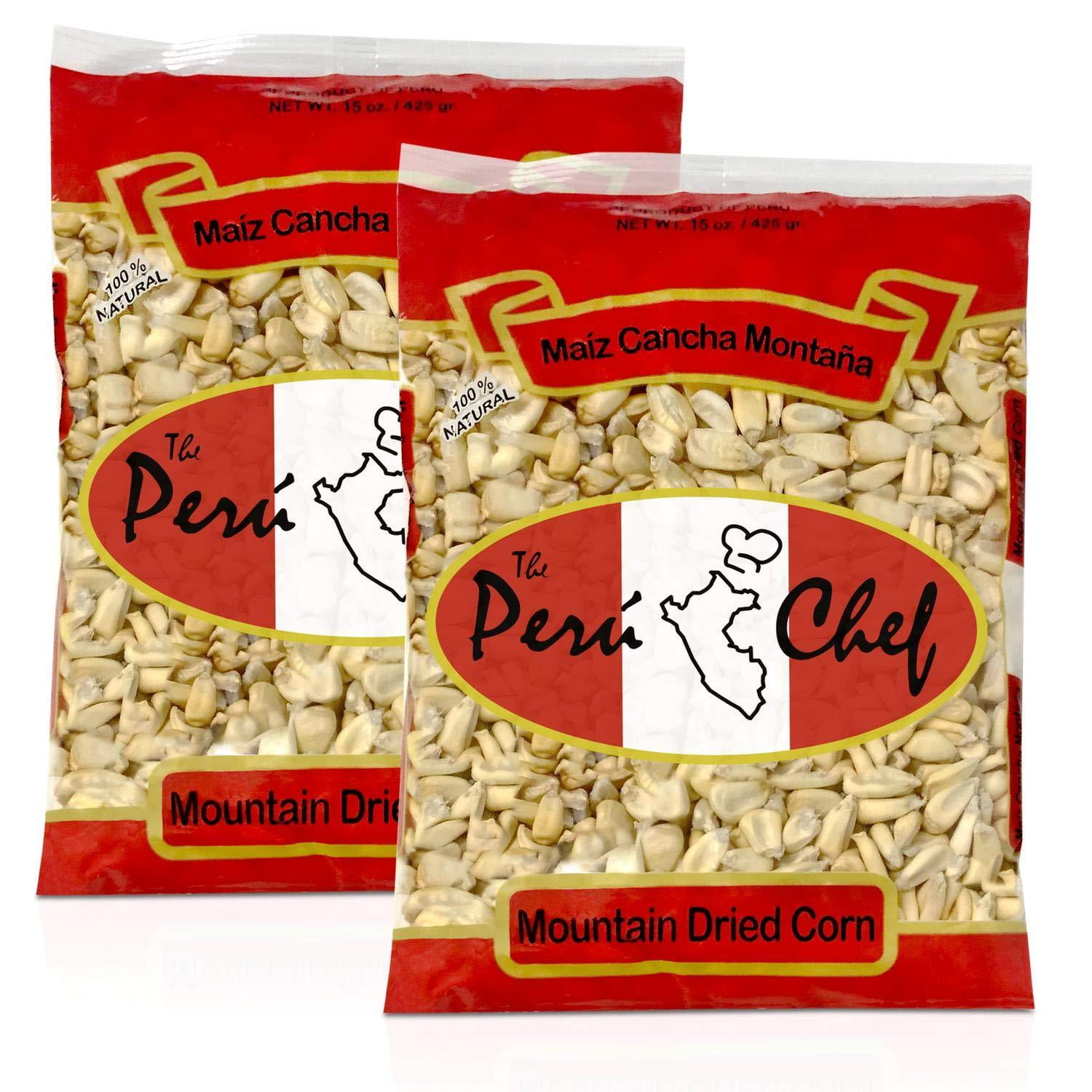 2 Pack Maiz cancha Montaña para Tostar Mountain Dried Corn for toasting ...
