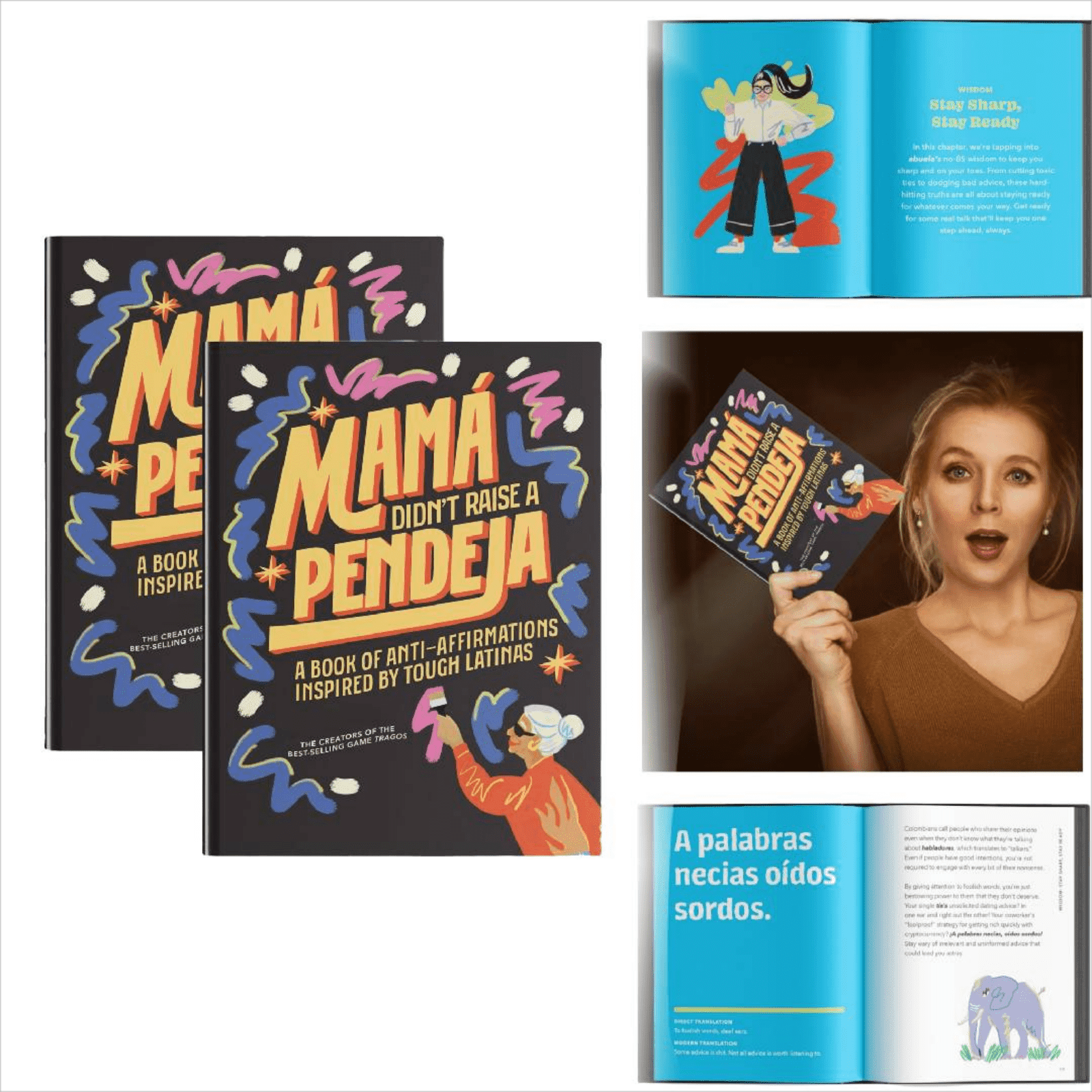 2 Pack Mamá Didn't Raise a Pendeja: Tough-Love Anti-Affirmations for ...