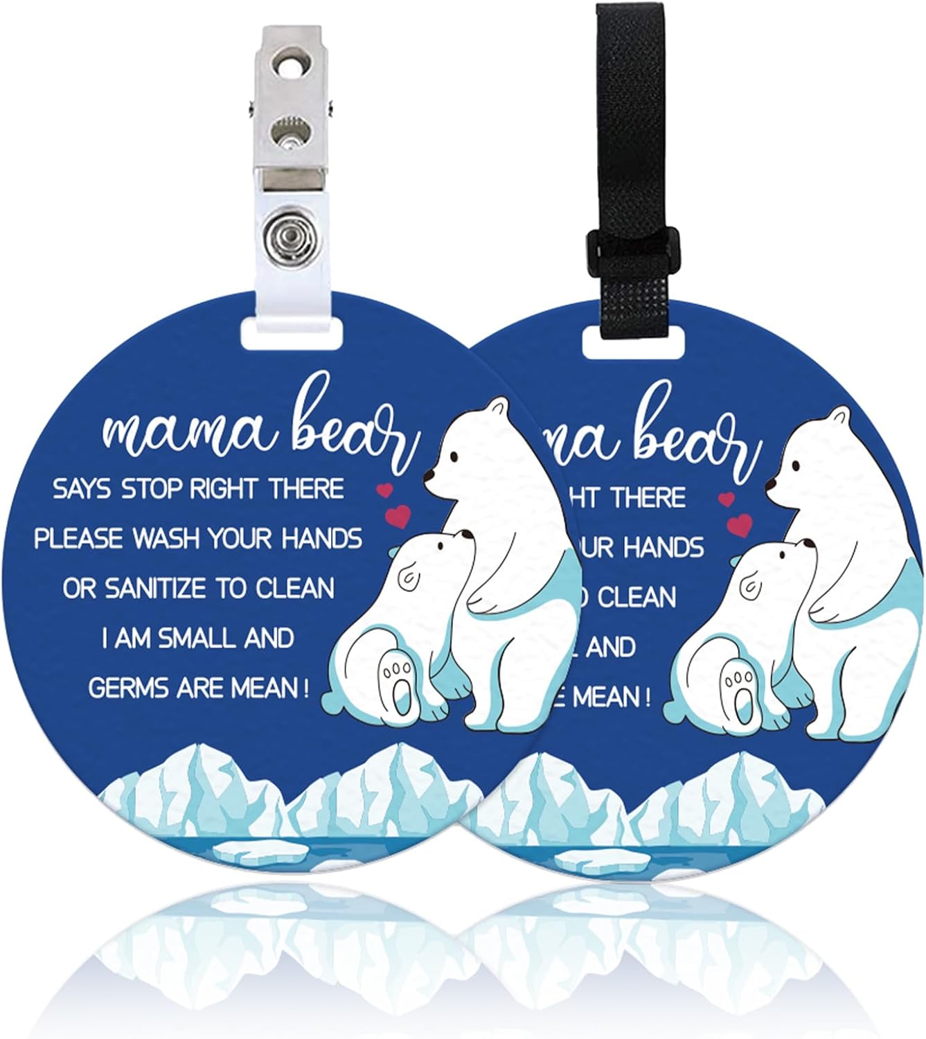 2 Pack Mama Bear Says Do Not Touch Baby Signs Stop Right There Baby Car ...