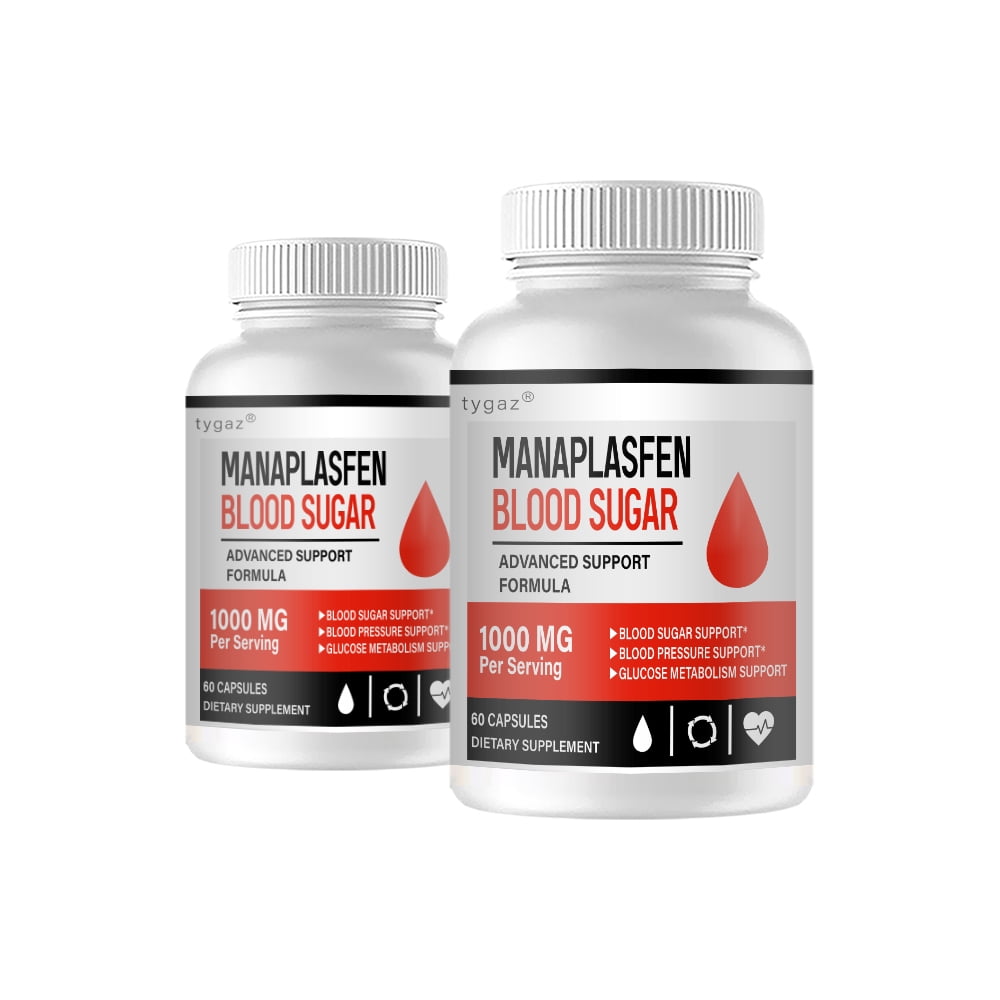 Manaplasfen Advanced Blood Sugar Support Formula, Glucose Metabolism ...