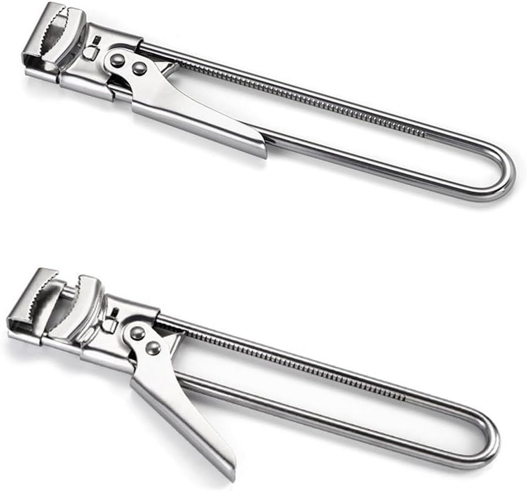 [2 Pack] Manual Bottle Opener, Adjustable Non-Slip Jar Can Opener ...