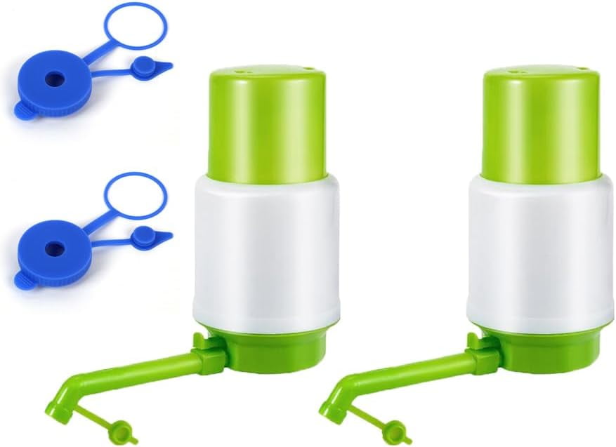 2 Pack Manual Water Pump Portable Hand Pressure Drinking Water ...