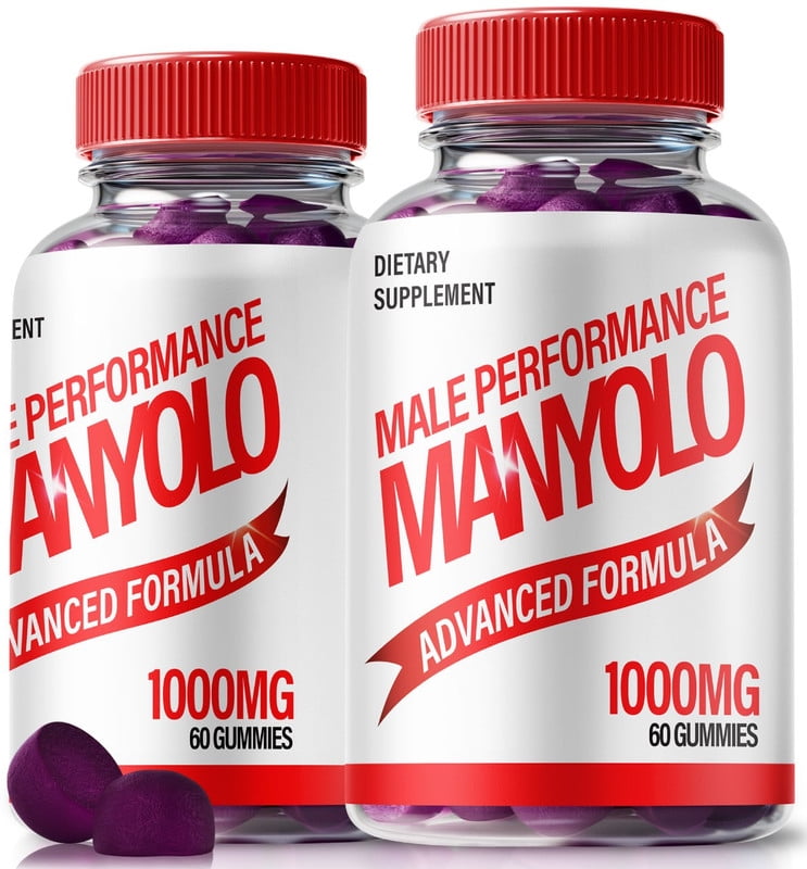 (2 Pack) Manyolo Gummies – Official Man Yolo All-Natural Gummy for Physical Health & Overall ...