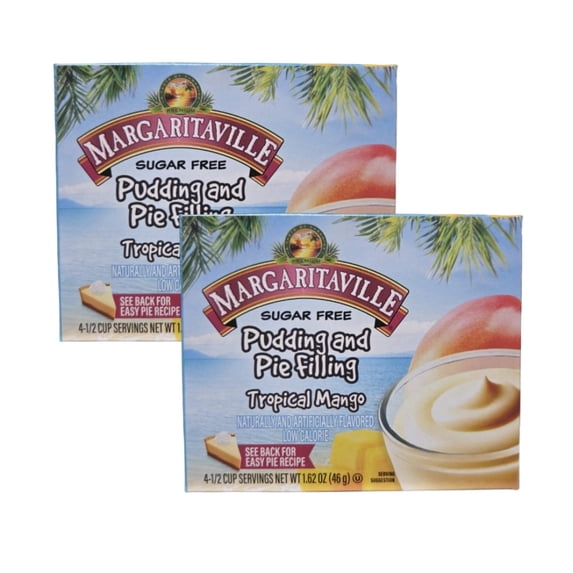 (2 Pack) Margaritaville Sugar Free Pudding and Pie Filling Tropical ...