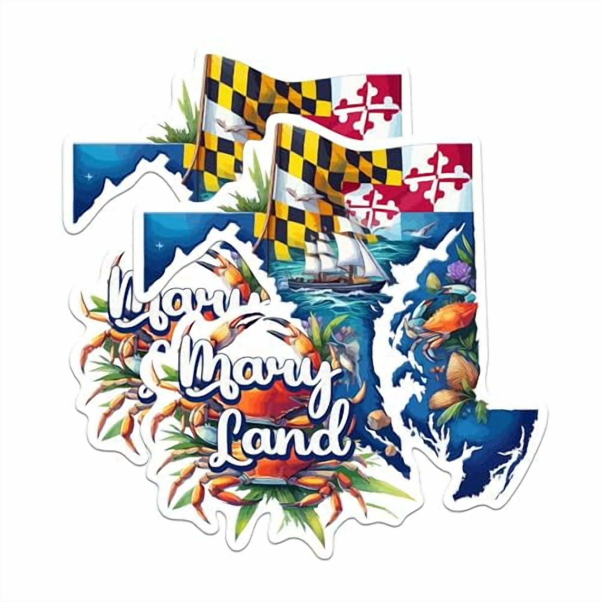 (2 Pack) Maryland State Shape Magnets - MD State Magnet - Choose from ...