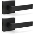 2 Pack Matte Black Dummy Door Knobs Interior Non-Functioning Closet ...
