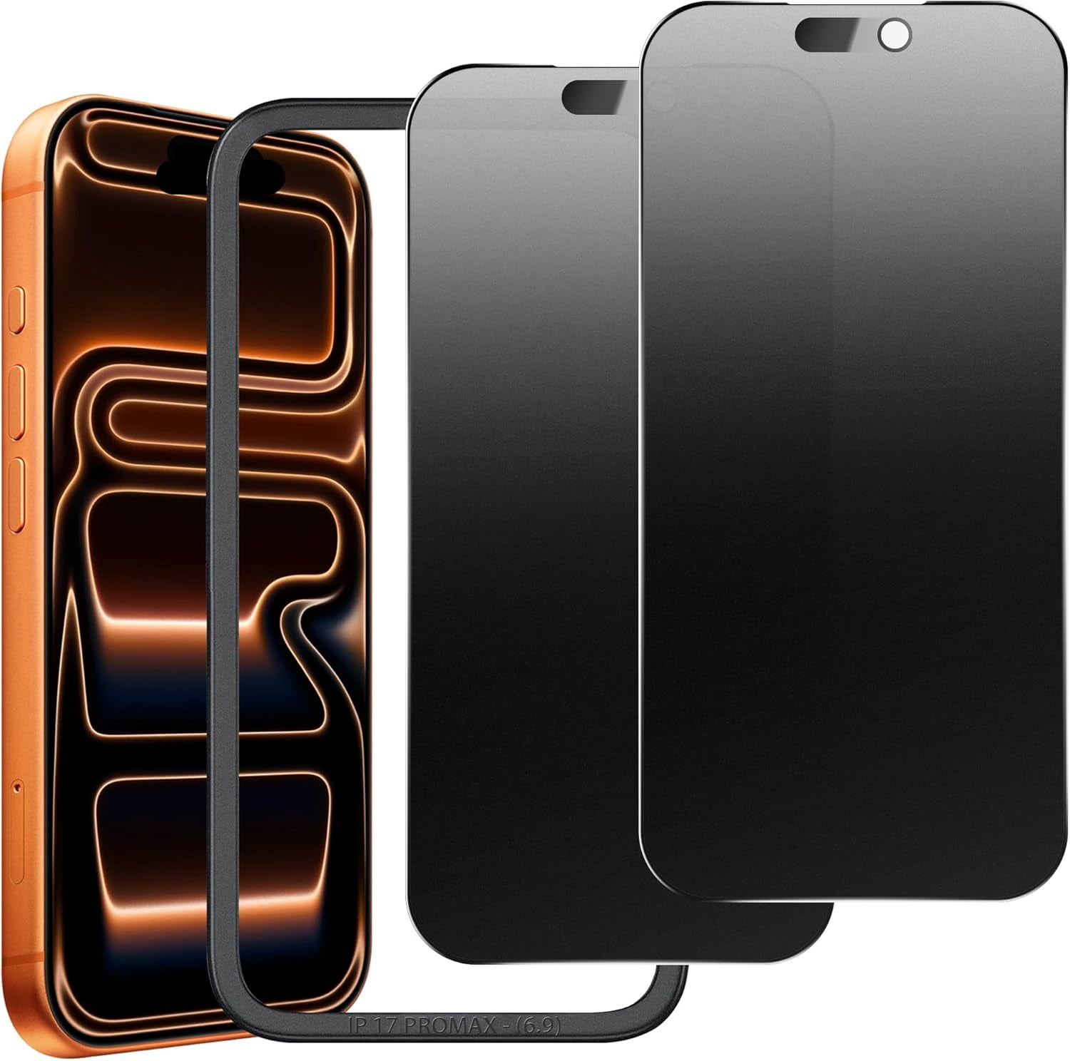 2 Pack Matte Screen Protector for 17 Pro Max Screen Protector Anti ...