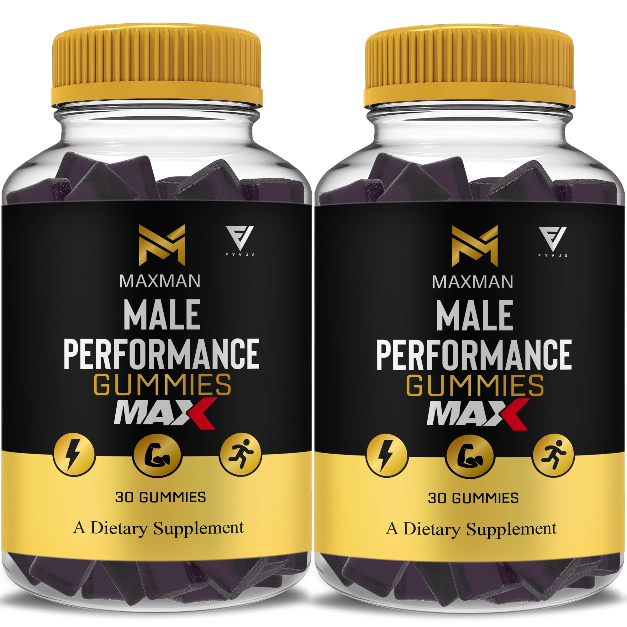 (2 Pack) MaxMan Advanced Gummies MaxMan Gummy (2 Month Supply) - Walmart.com