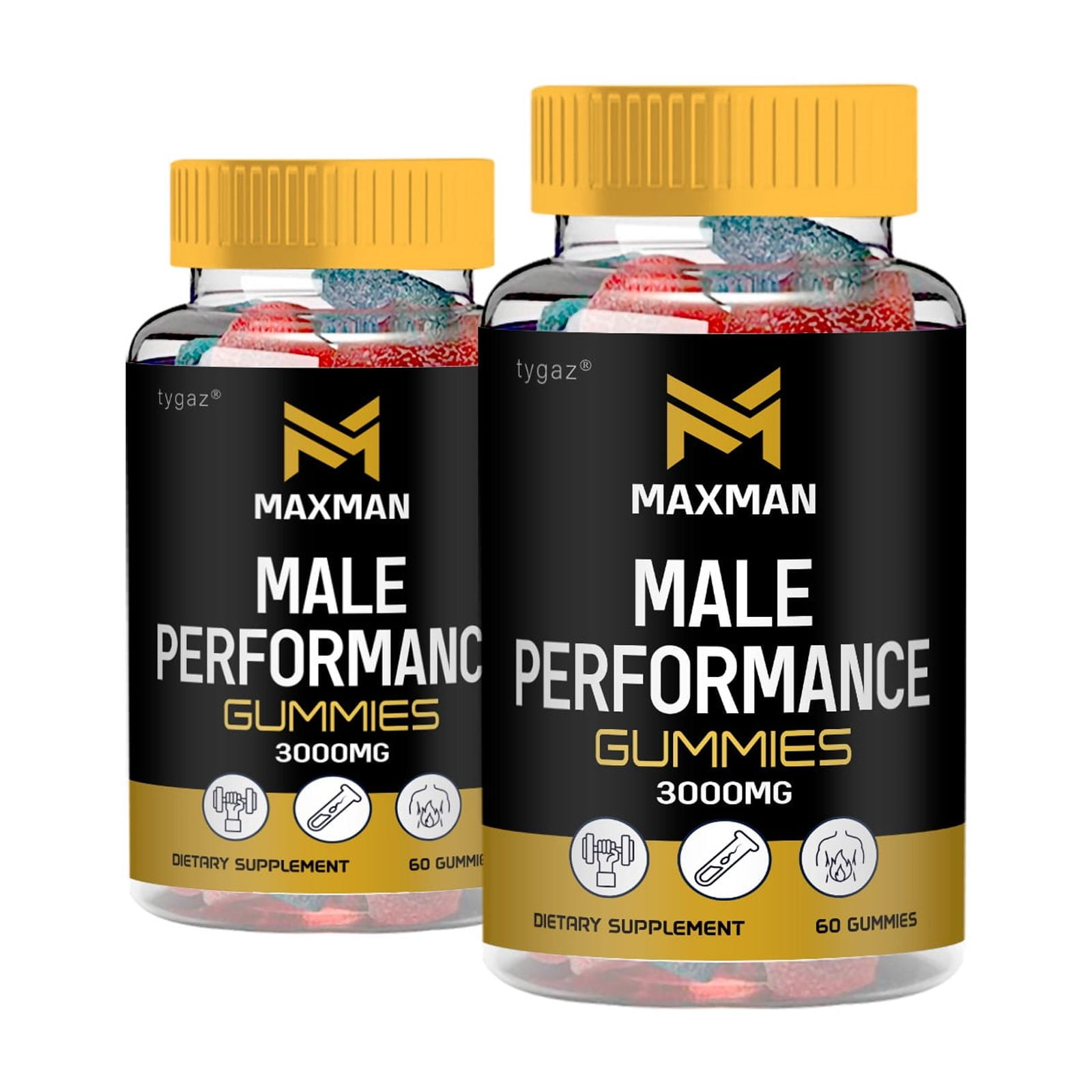 (2 Pack) MaxMan - MaxMan Gummies - Walmart.com