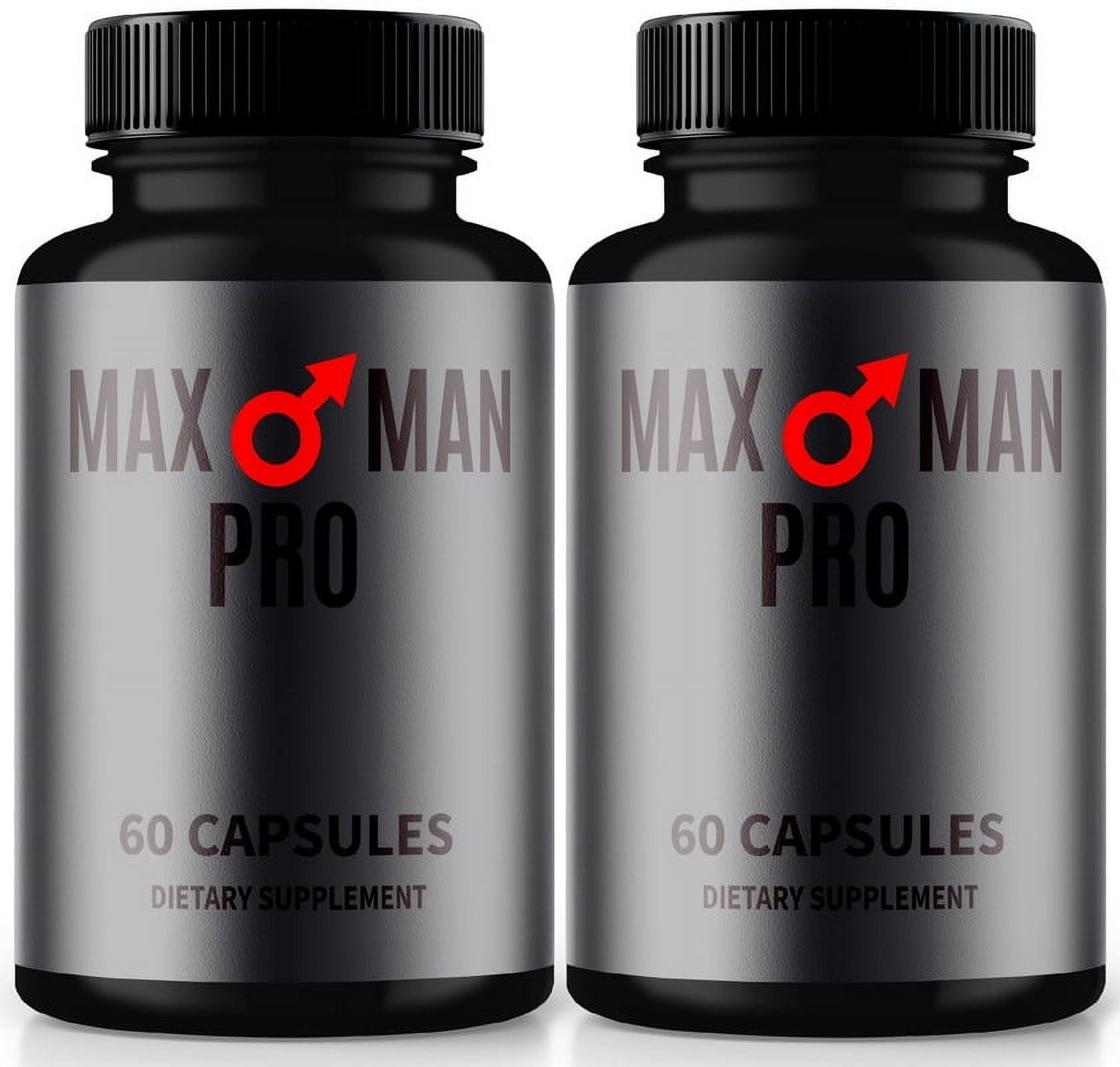 (2 Pack) MaxMan Pro Pills, Maximum Strength Formula for Confidence, All ...