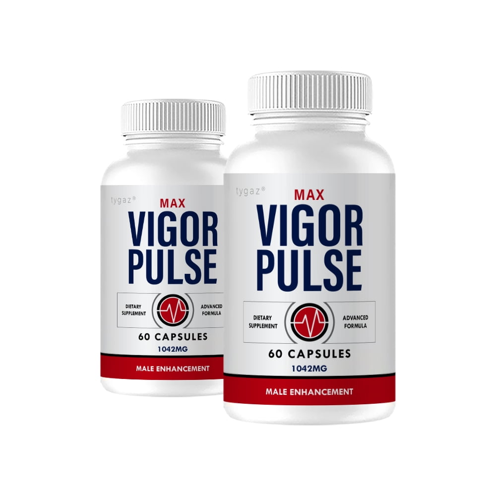 (2 Pack) MaxVigor Pulse - Max Vigor Pulse Pills For Men - Walmart.com