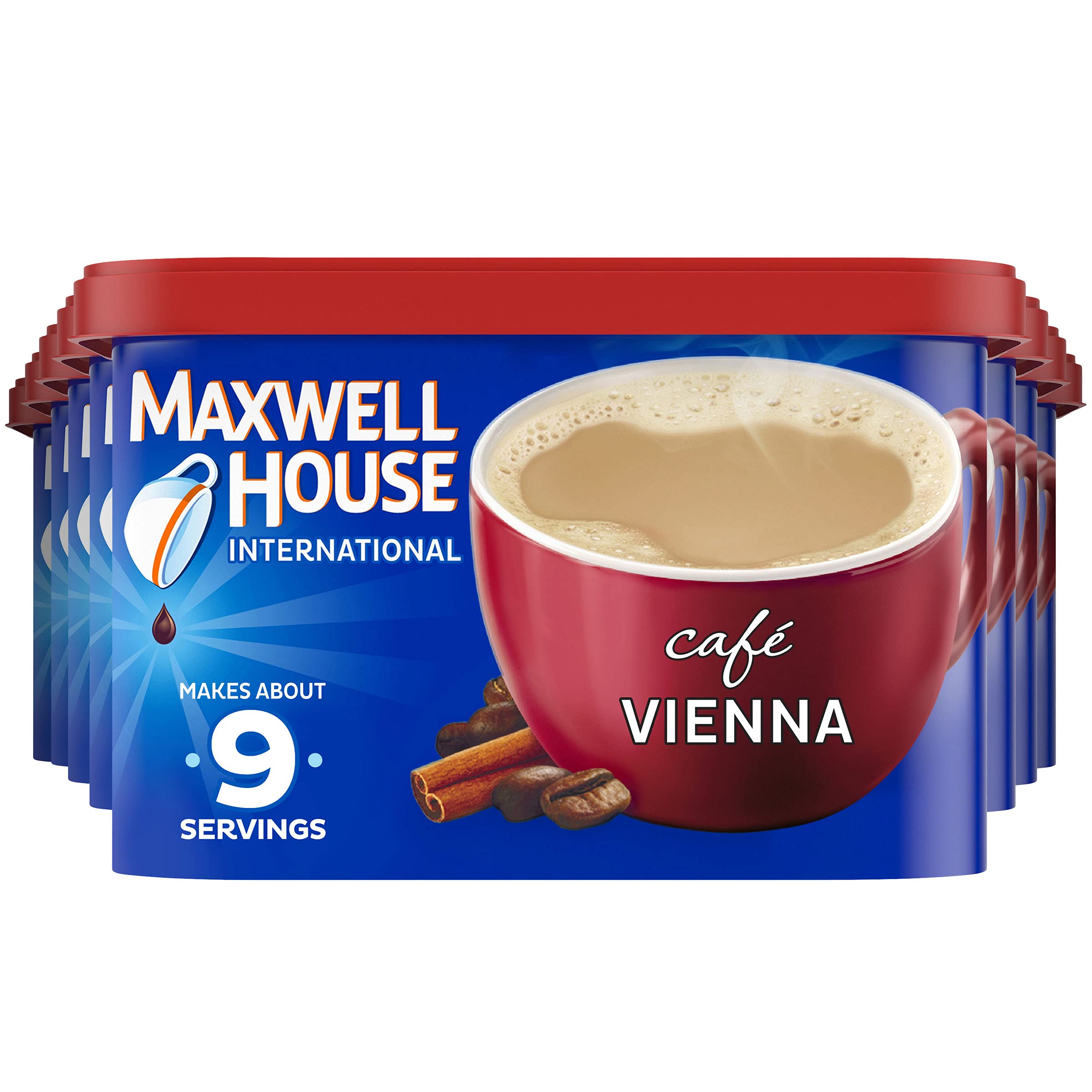 2 Pack-Maxwell House International Vienna Café-Style Instant Coffee ...