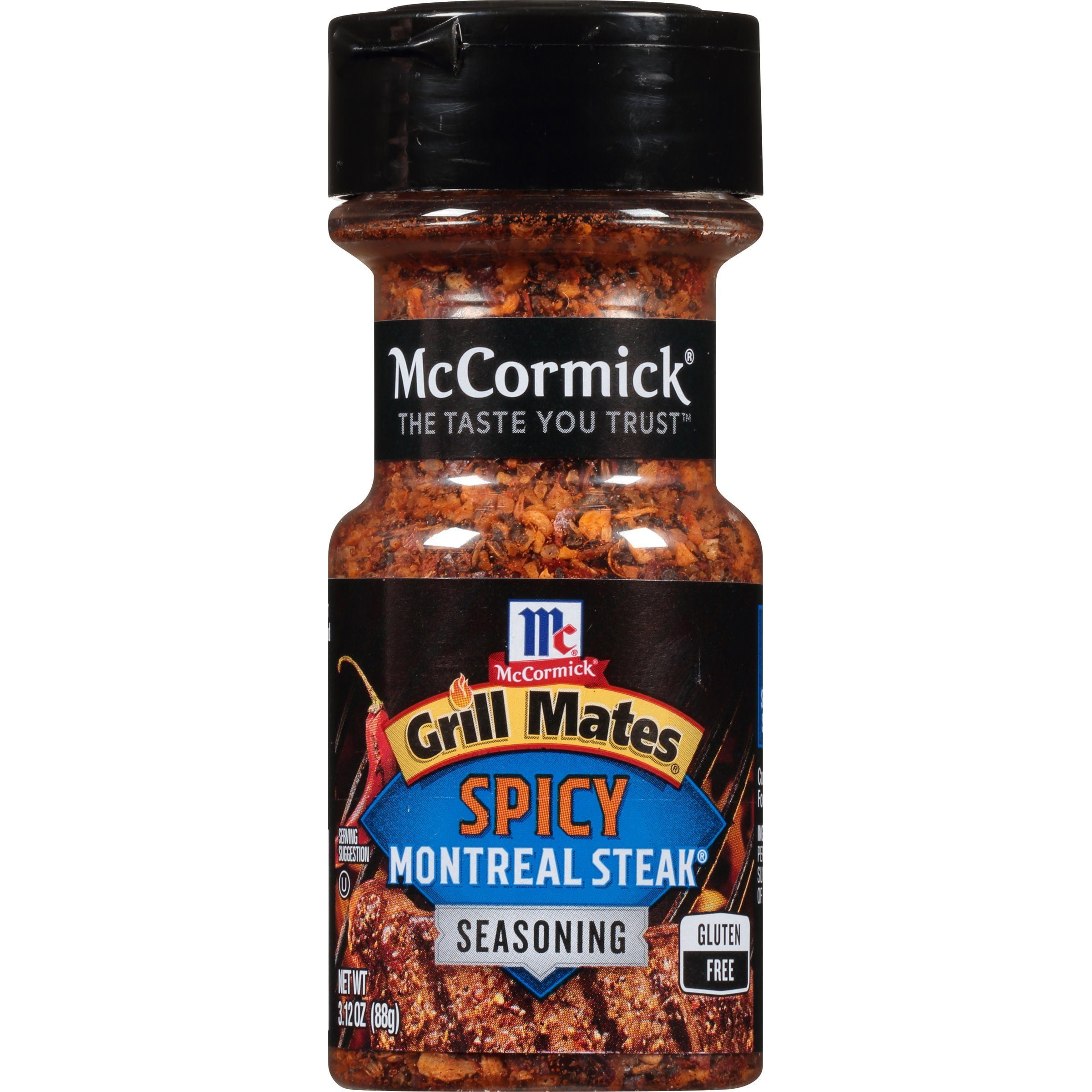 2 Pack - McCormick Grill Mates Spicy Montreal Steak Seasoning - 3.12 oz ...