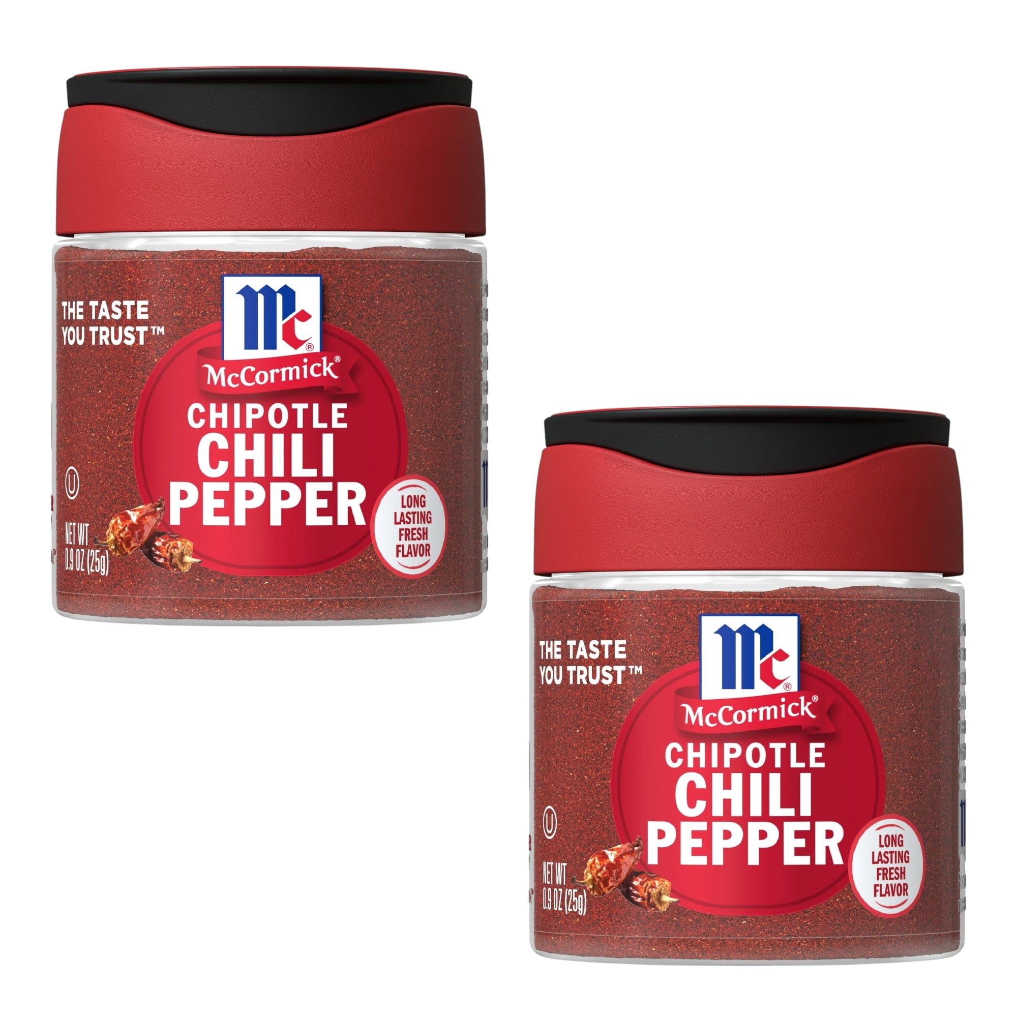 ( 2 Pack ) McCormick Non-GMO Kosher Chipotle Chili Pepper, 0.9 oz ...