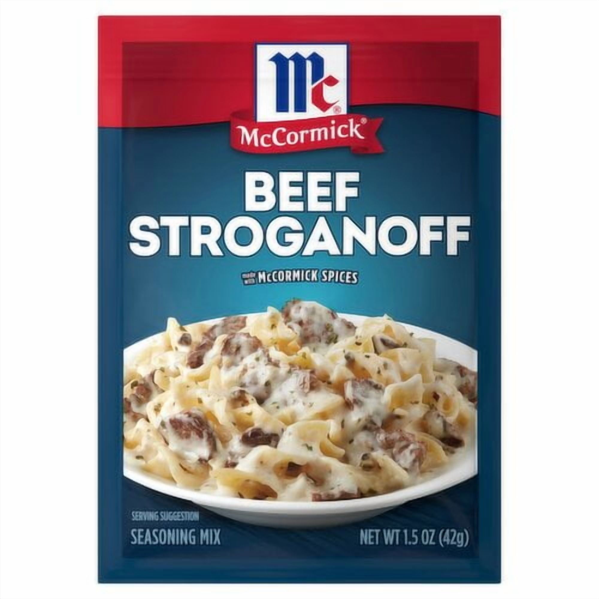 2 Pack - Mccormick Sauce Mix Beef Stroganoff 1.5 oz Package May Vary ...