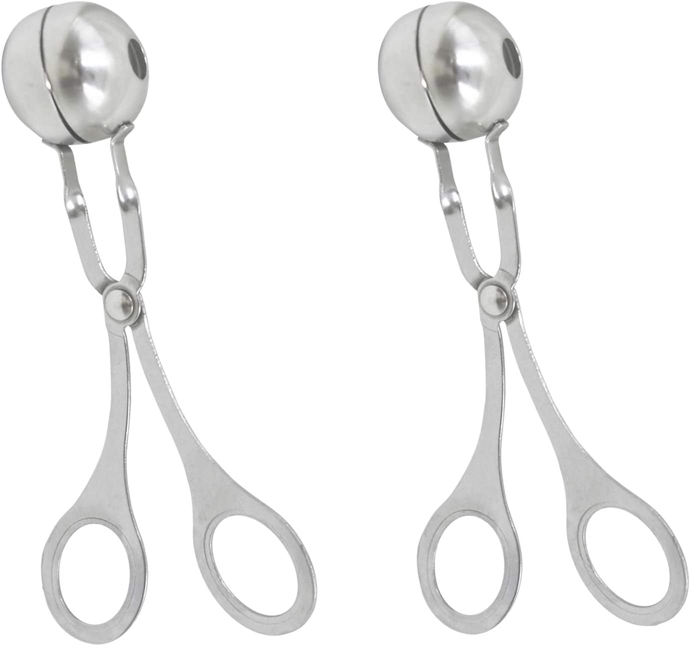 2 Pack Meat Baller Stainless Steel Meatball Scoop Ball Maker None-Stick ...
