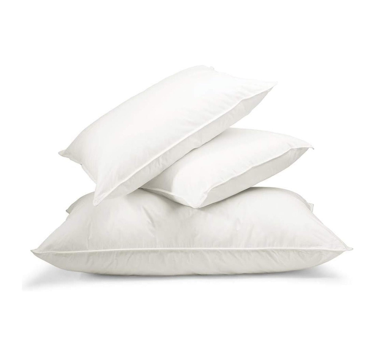 2 Pack MediCheck White Vinyl Covered Bed Pillows - Wipeable Easy Clean ...