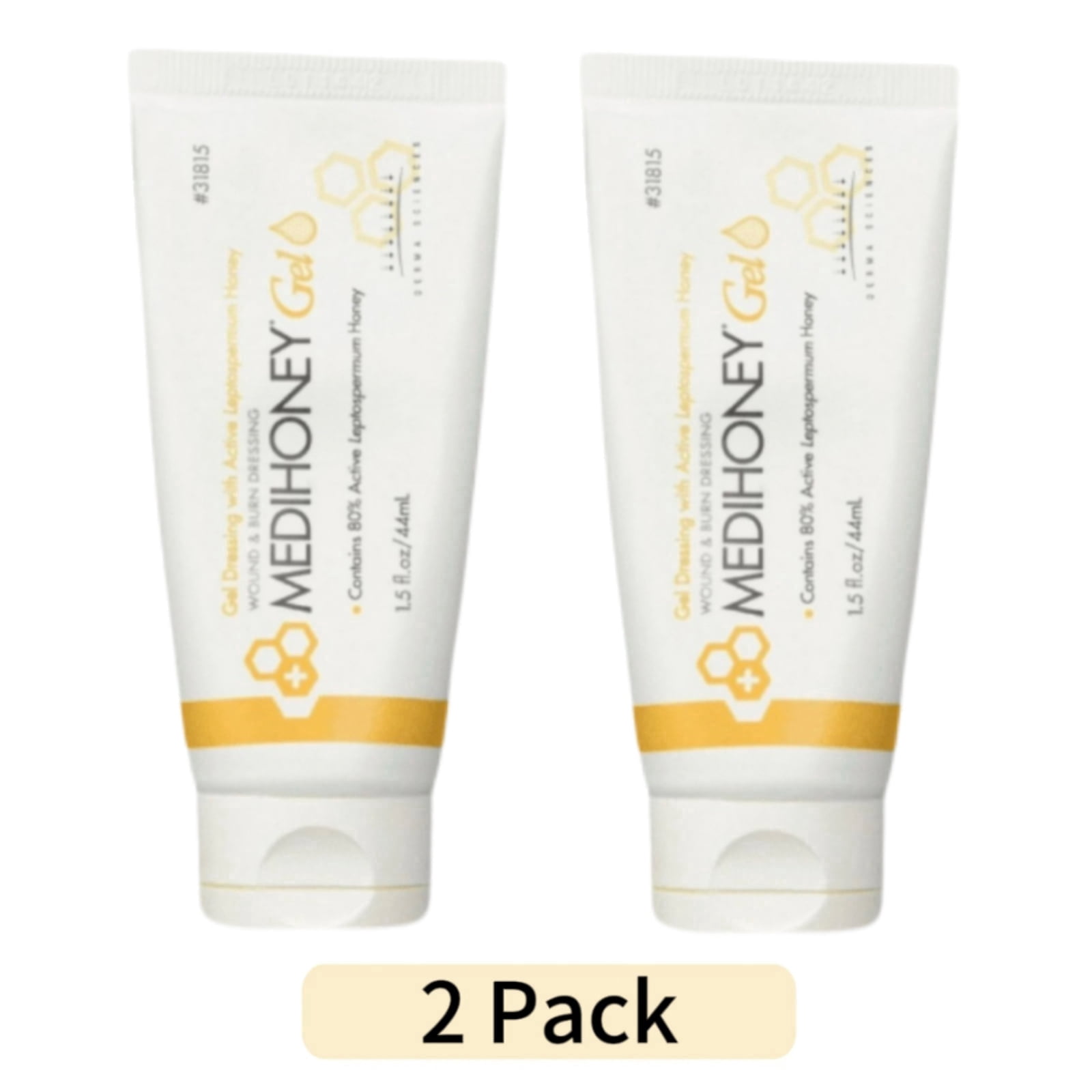 2 Pack Medihoney Gel Wound and & Burn Dressing from Derma Sciences ...