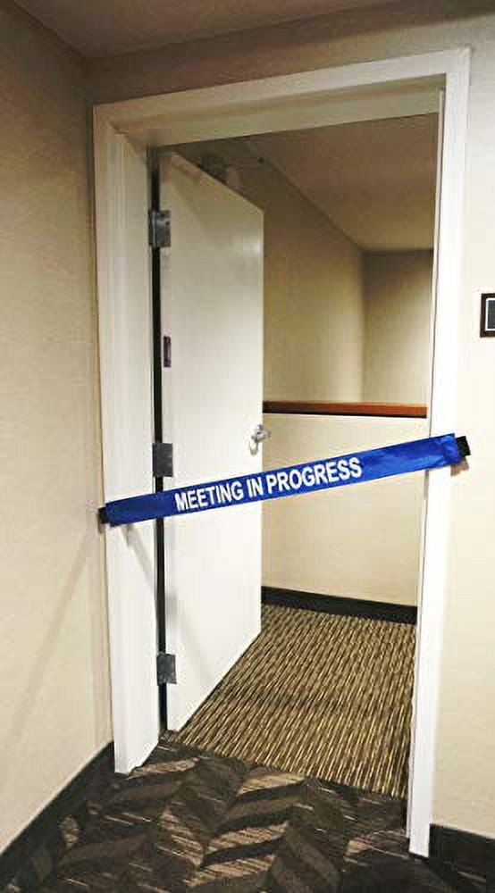 (2 Pack) Meeting in Progress Door Sign with Magnetic Ends - Walmart.com
