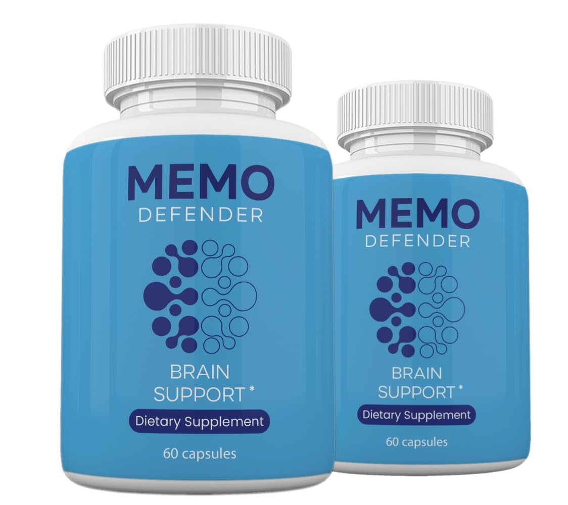 (2 Pack) Memo Defender Brain and Memory Support Supplement, Memo ...