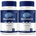 (2 Pack) Memoforce Brain and Memory Support Capsules Memo Force Pills ...
