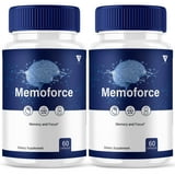 (2 Pack) Memoforce Brain and Memory Support Capsules Memo Force Pills ...