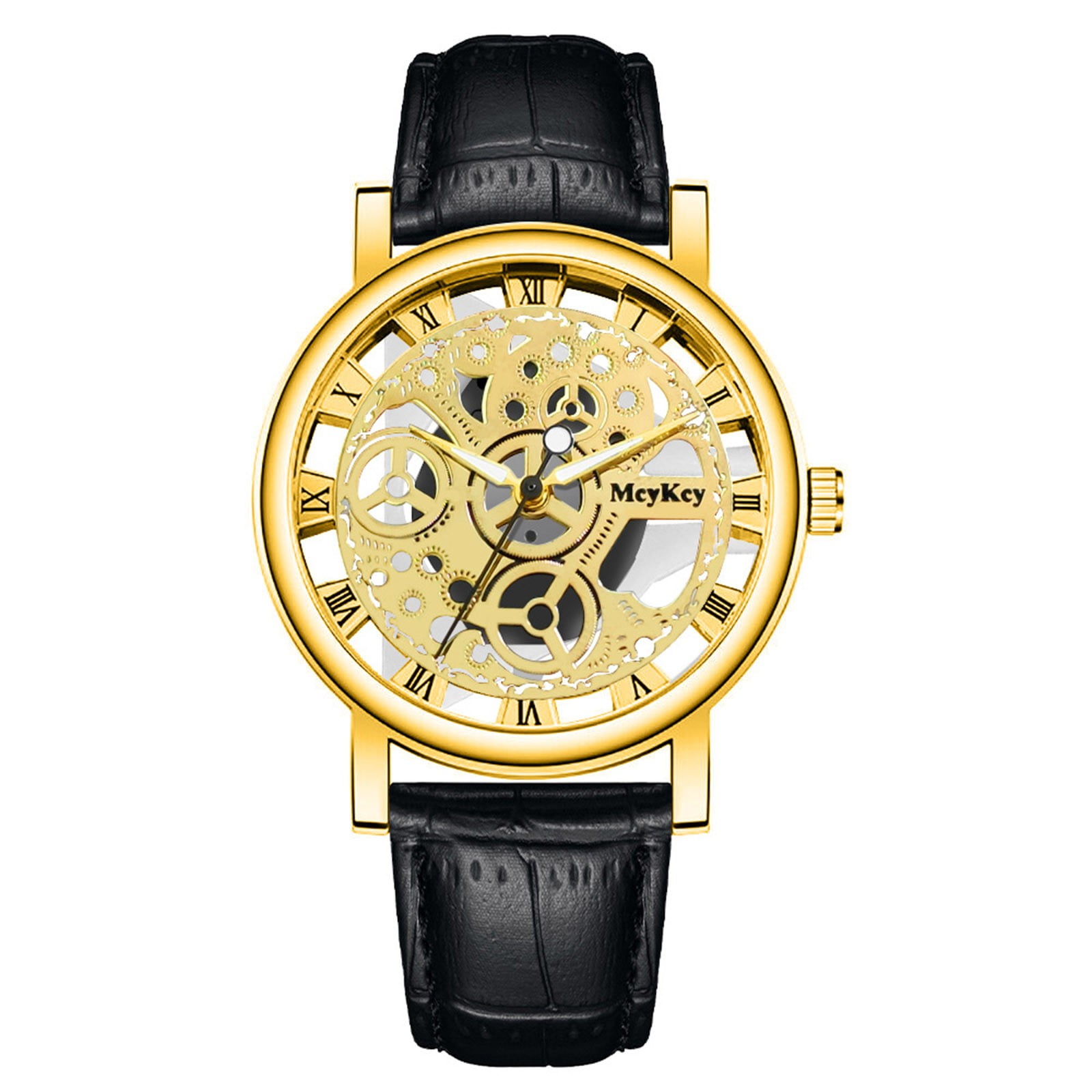 (2-Pack) Men Business Fashion Gents Womens Watch with Numbers Quartz ...