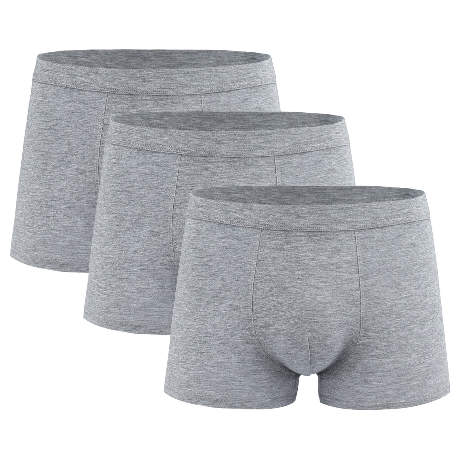 2-Pack Men's Underwear High Elasticity Flat Leg Briefs - Large Size ...