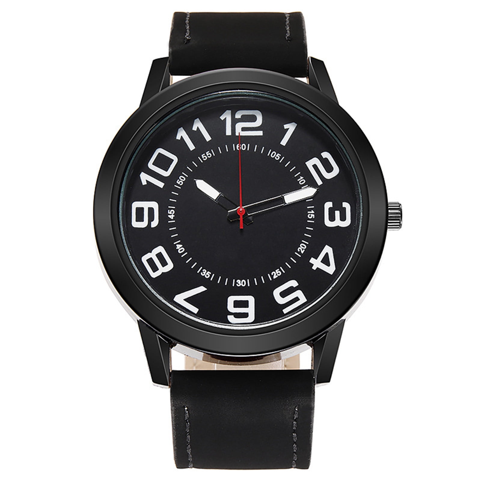 (2-Pack) Mens Casual Mesh Belt Digital Analog Watch Analog Quartz Watch ...
