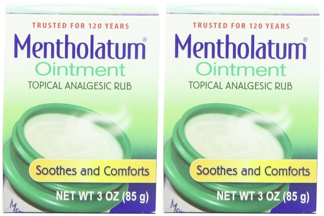 2 Pack Mentholatum Original Topical Analgesic Ointment Aromatic Vapor ...