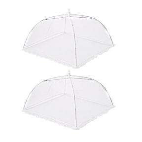 atopo 6 Pack 17"X 17" Outdoor Picnic Food Nets, Metal Umbrella Mesh ...
