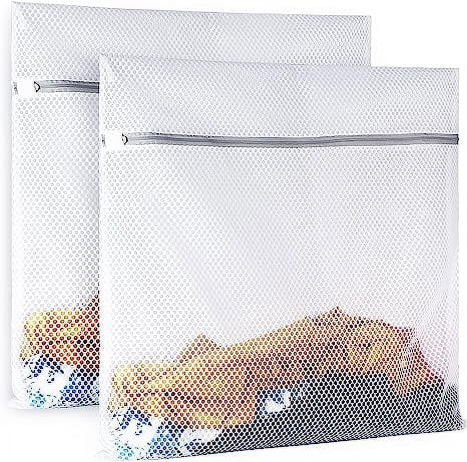 2 Pack Mesh Laundry Bag-2 XXL Oversize Delicates Laundry Bag-Extra ...