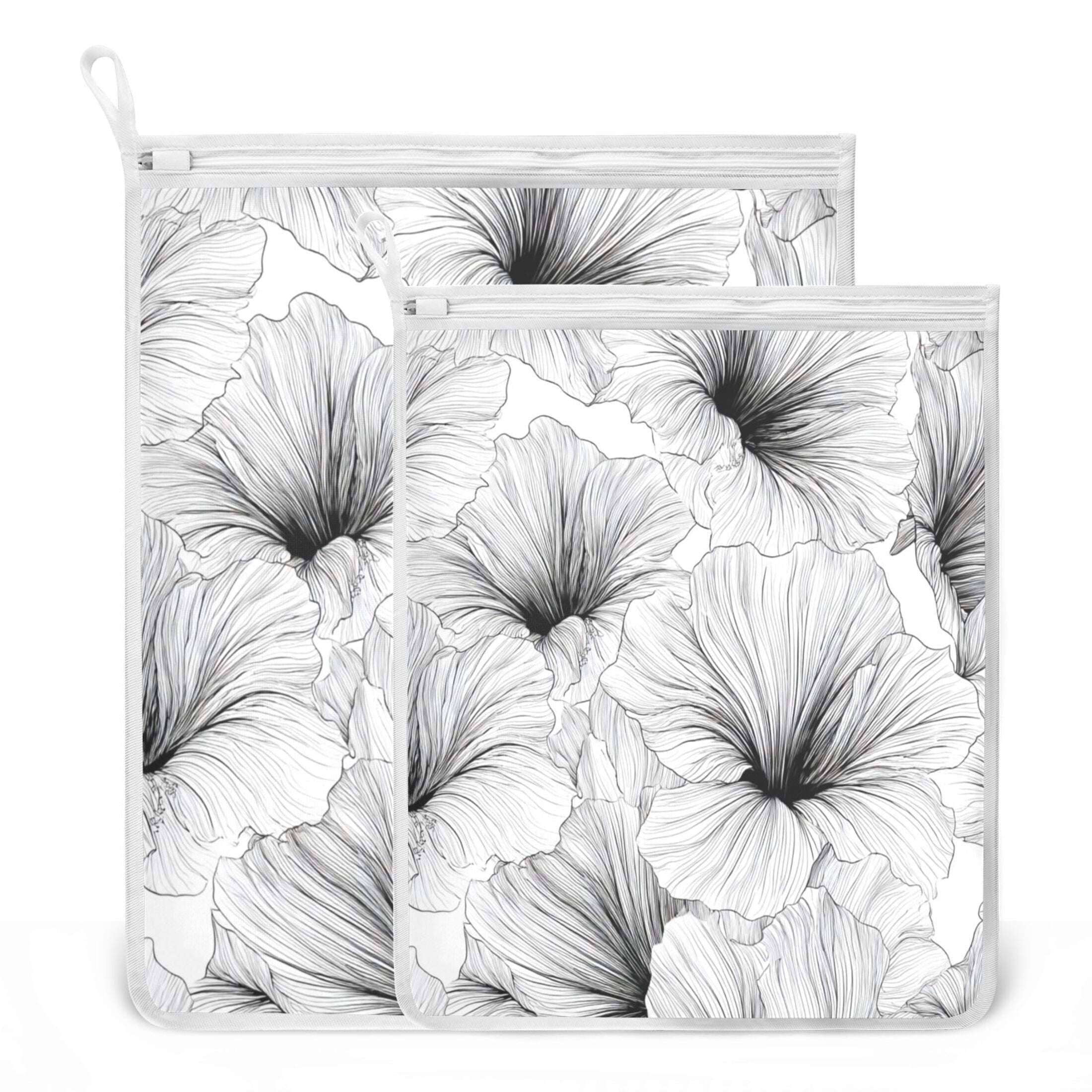 2-Pack Mesh Laundry Bags Sizes S/M Mesh Zipper Laundry Clothing Wash ...