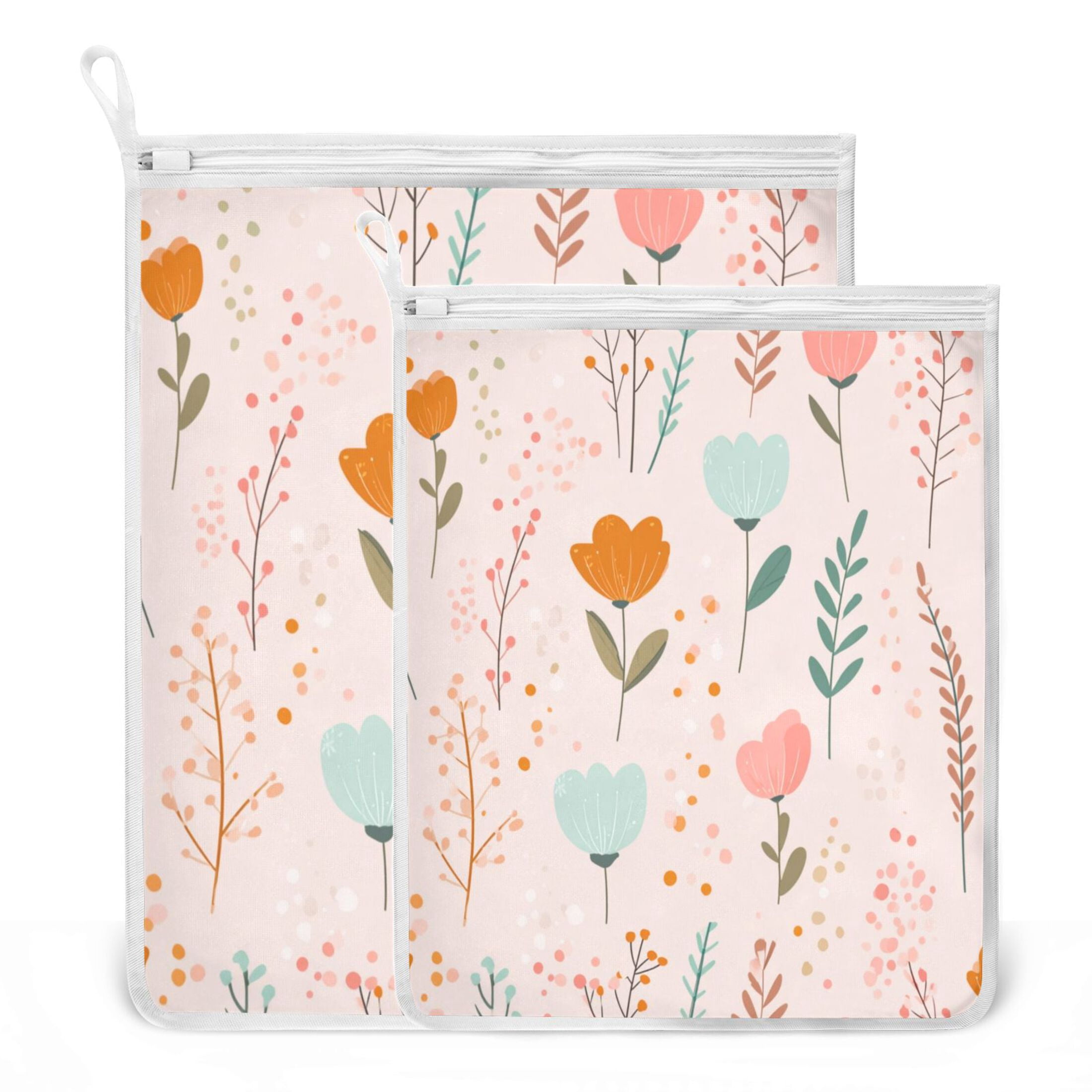 2-Pack Mesh Laundry Bags Sizes S/M Mesh Zipper Laundry Clothing Wash ...