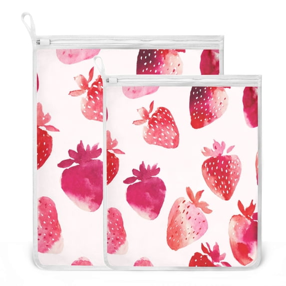 2-Pack Mesh Laundry Bags Sizes S/M Mesh Zipper Laundry Clothing Wash ...