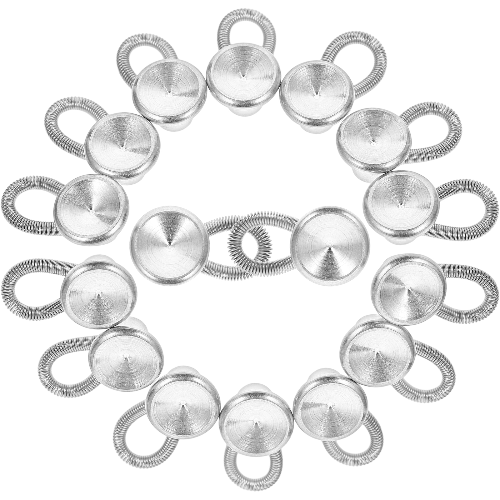 2 Pack Metal Extenders Mirror Border Silver Sticker Wall Studs ...