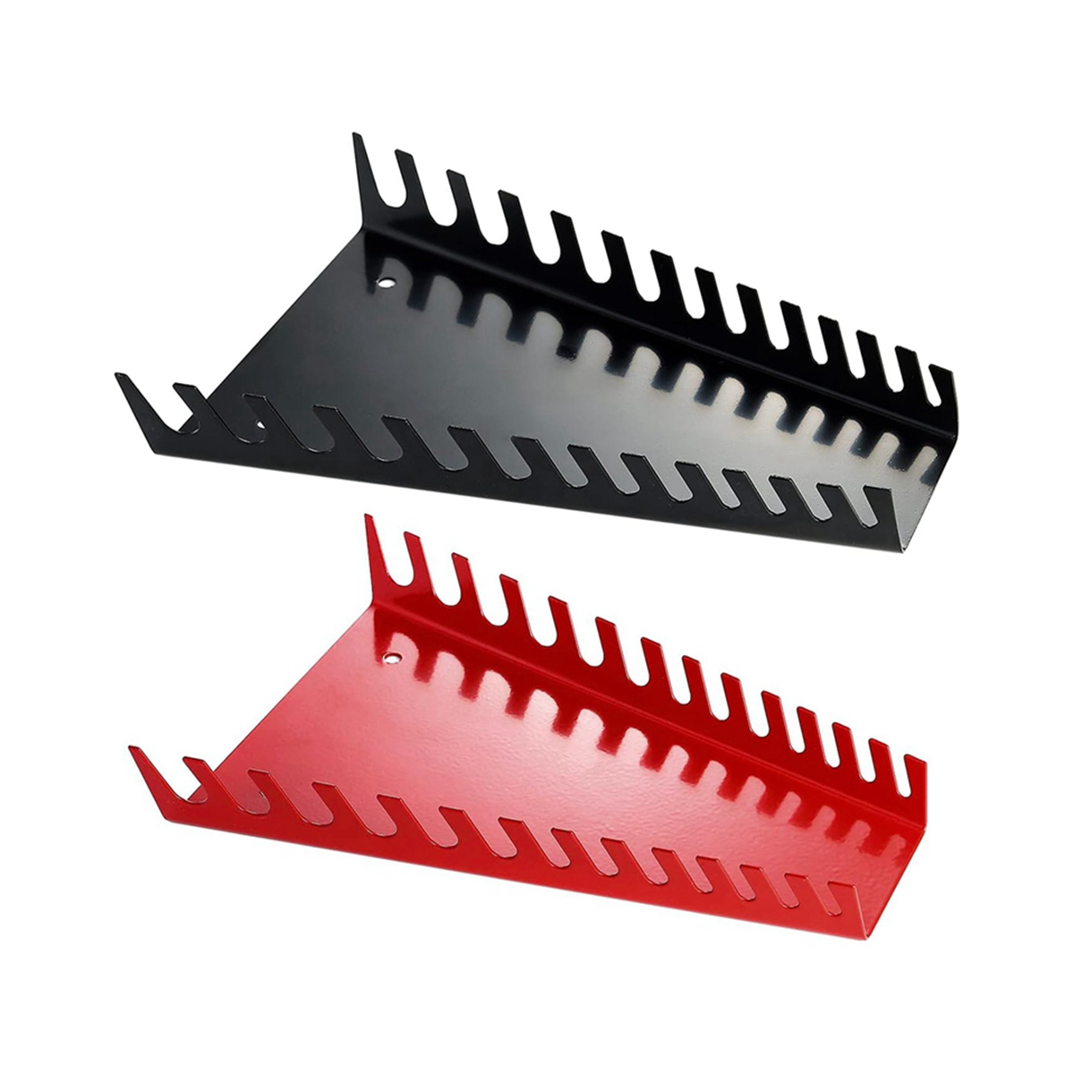 2 Pack Metal Wrench Organizer Premium Wrench Holder Tray, WallMounted ...