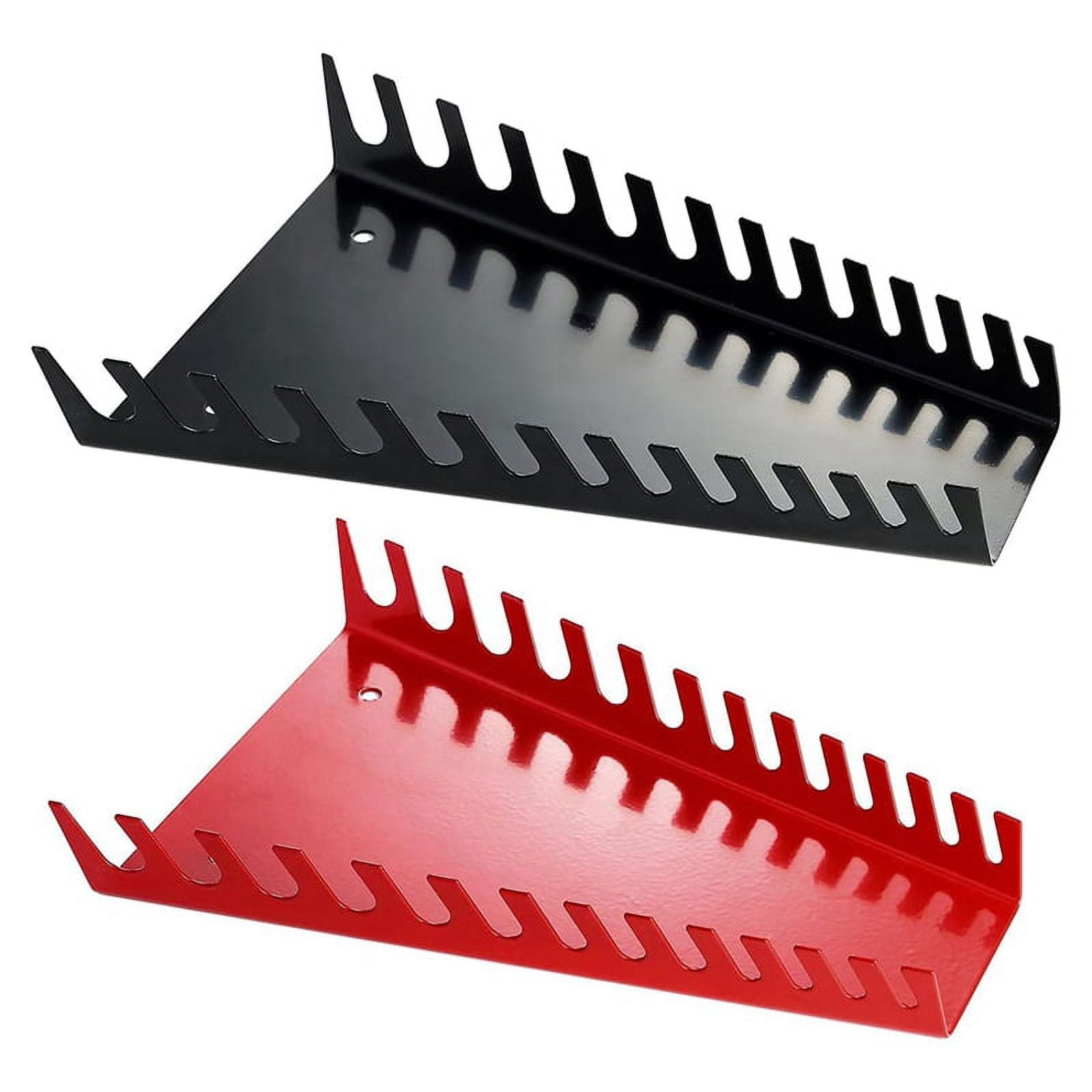 ckepdyeh 2 Pack Metal Wrench Organizer- Premium Wrench Holder Tray ...