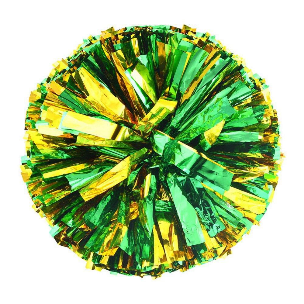 2 Pack Metallic Foil Cheerleader Pom Poms,Premium Cheerleader Pompoms ...