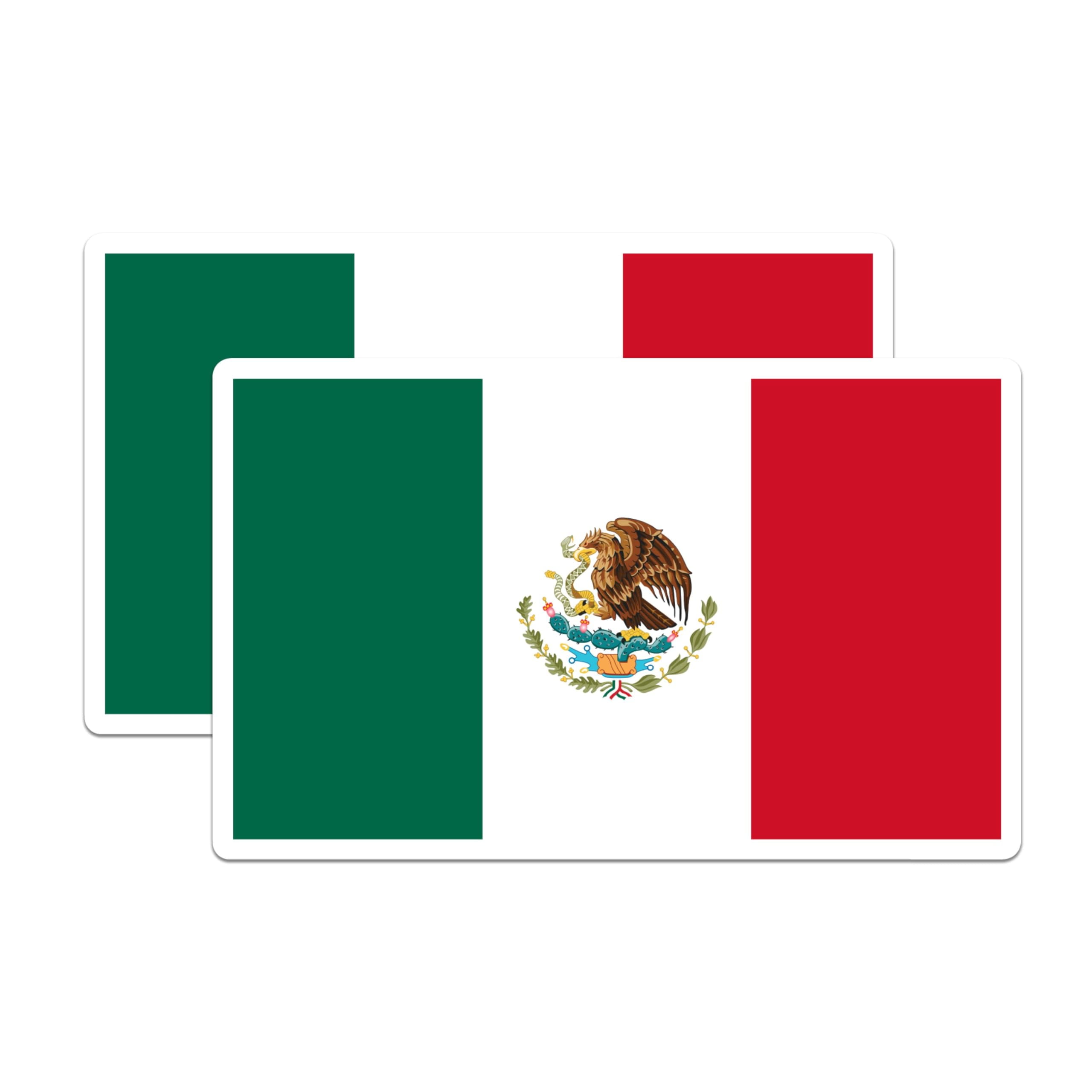 (2 Pack) Mexico World Flag Magnets - Pride - 5 Inches On Longest Side ...
