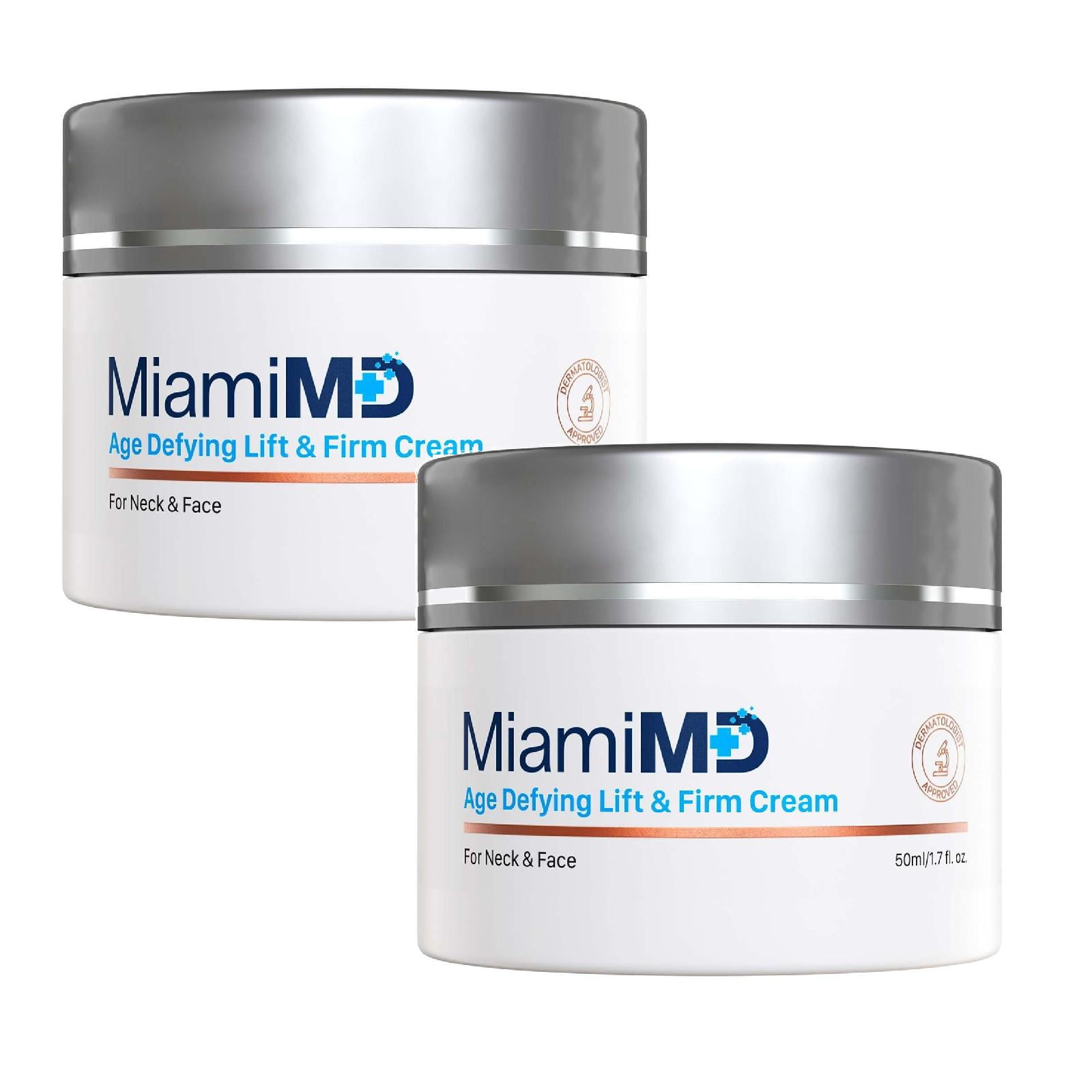 2 Pack Miami MD 1.7oz Age Defying Lift and Fiirm Cream Age-Defying ...