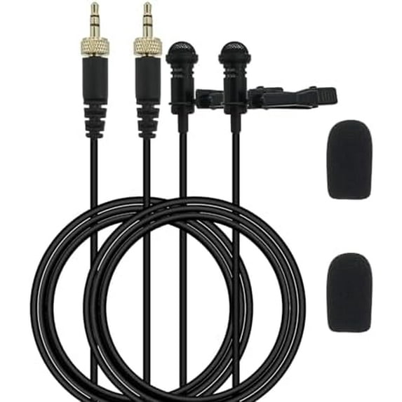 2-Pack Mic Replacement for DJI, Rode, Sennheiser Wireless Transmitter ...