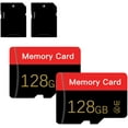2 Pack Micro Memory Card 128 GB with Adapter, C10/U3/UHS-I/A1 ...