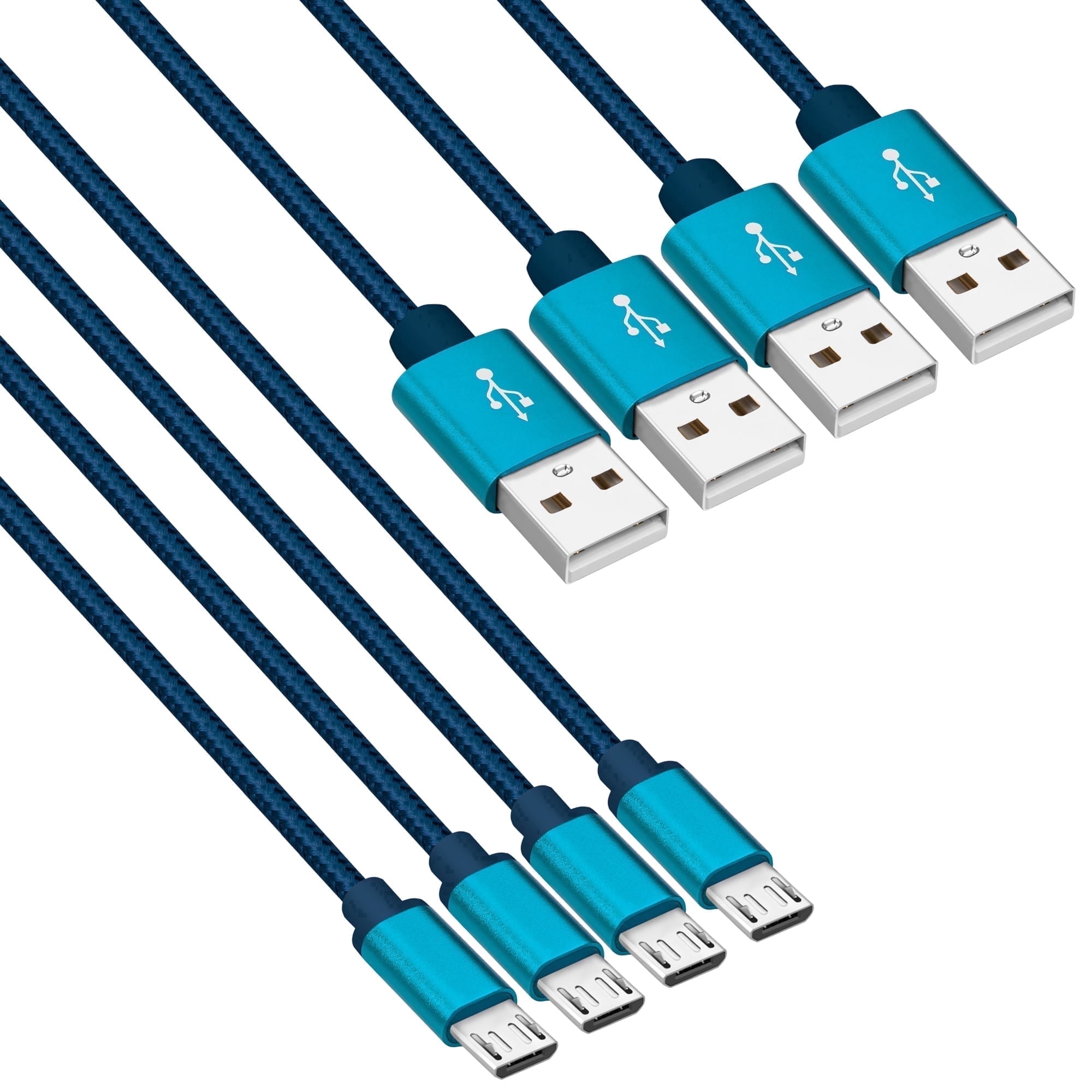 [2 Pack] Micro USB Cable 4FT, ROFAY USB A Male to Micro USB Sync ...