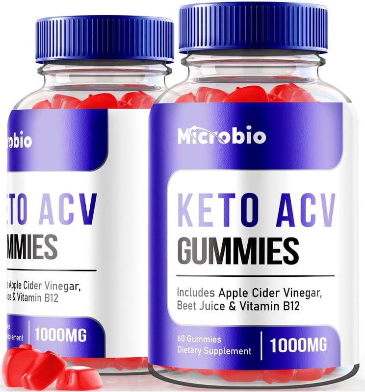 (2 Pack) MicroBio Keto ACV Gummies, Official Keto + ACV Supplement ...
